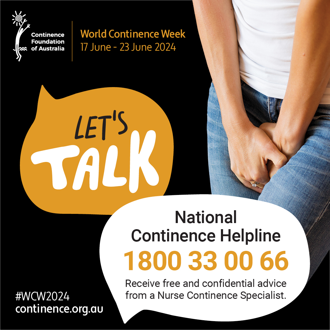 World Continence Week 2024 Campaign Resources | Continence Health Australia (formerly the ...